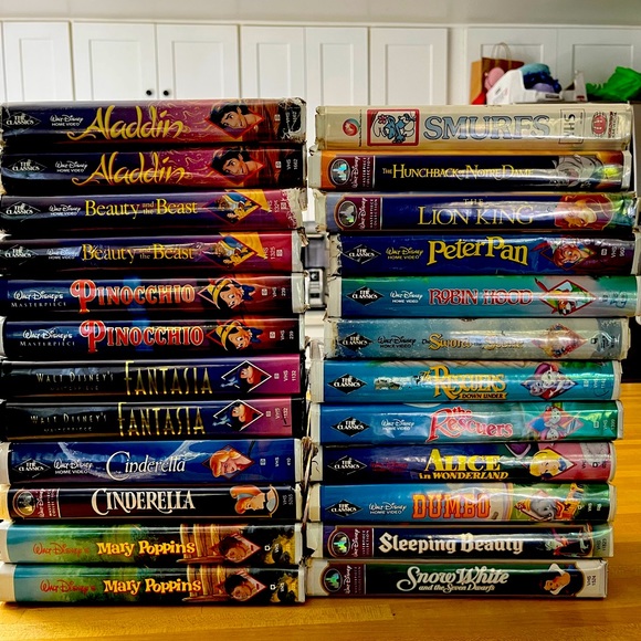 Disney | Other | Disney Vhs Tapes Black Diamond Multiple Titles ...